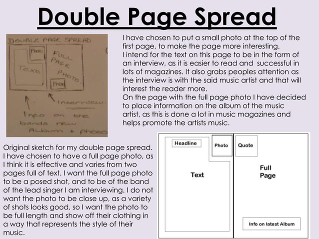 Magazine double page spread planning | PPTX | Women\'s Clothing | Women ...