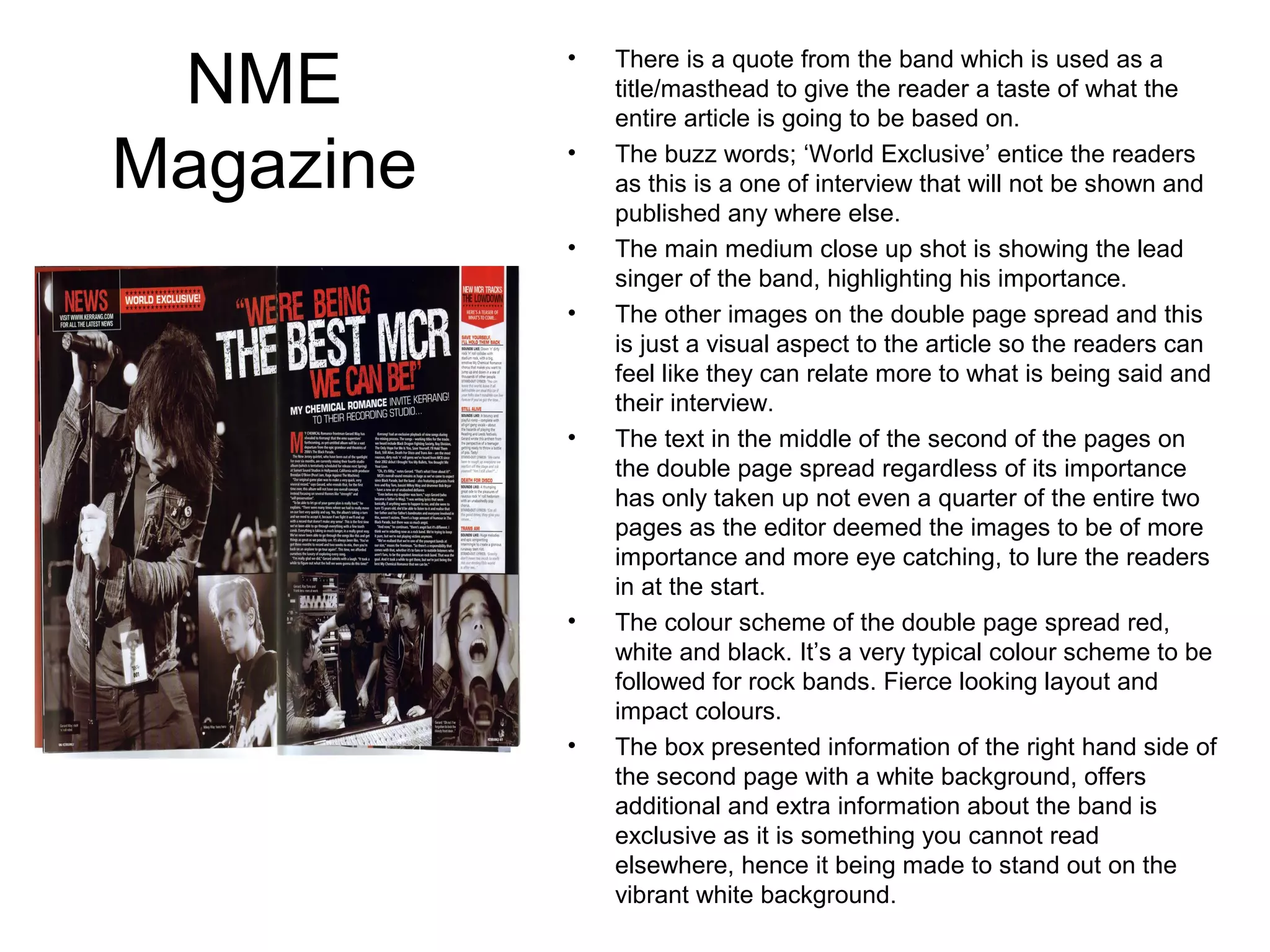 Magazine double page spreads | PPT | Adult Contemporary Music | Music