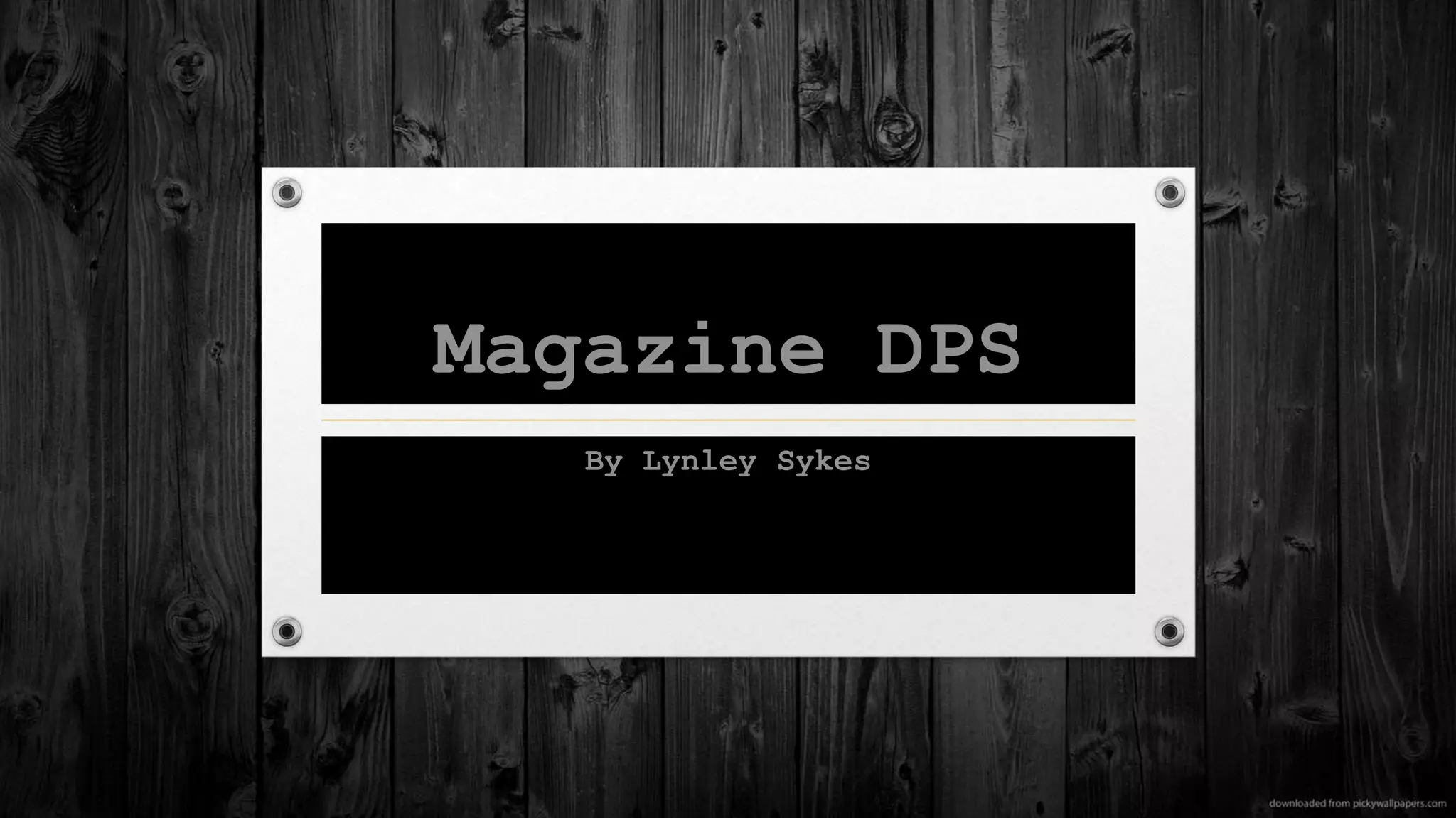 Magazine Double Page Spread Research | PPTX