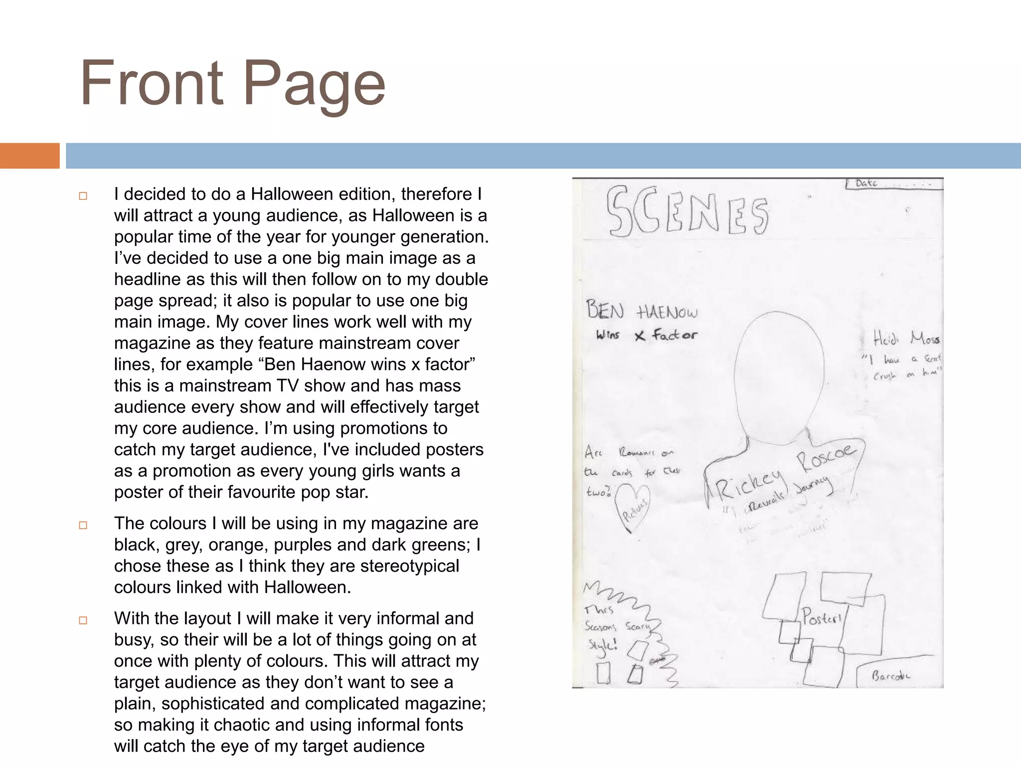 Magazine draft analysis | PPTX