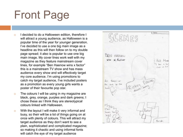 Magazine draft analysis | PPTX