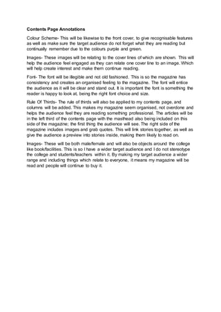 Magazine draft annotations | PDF