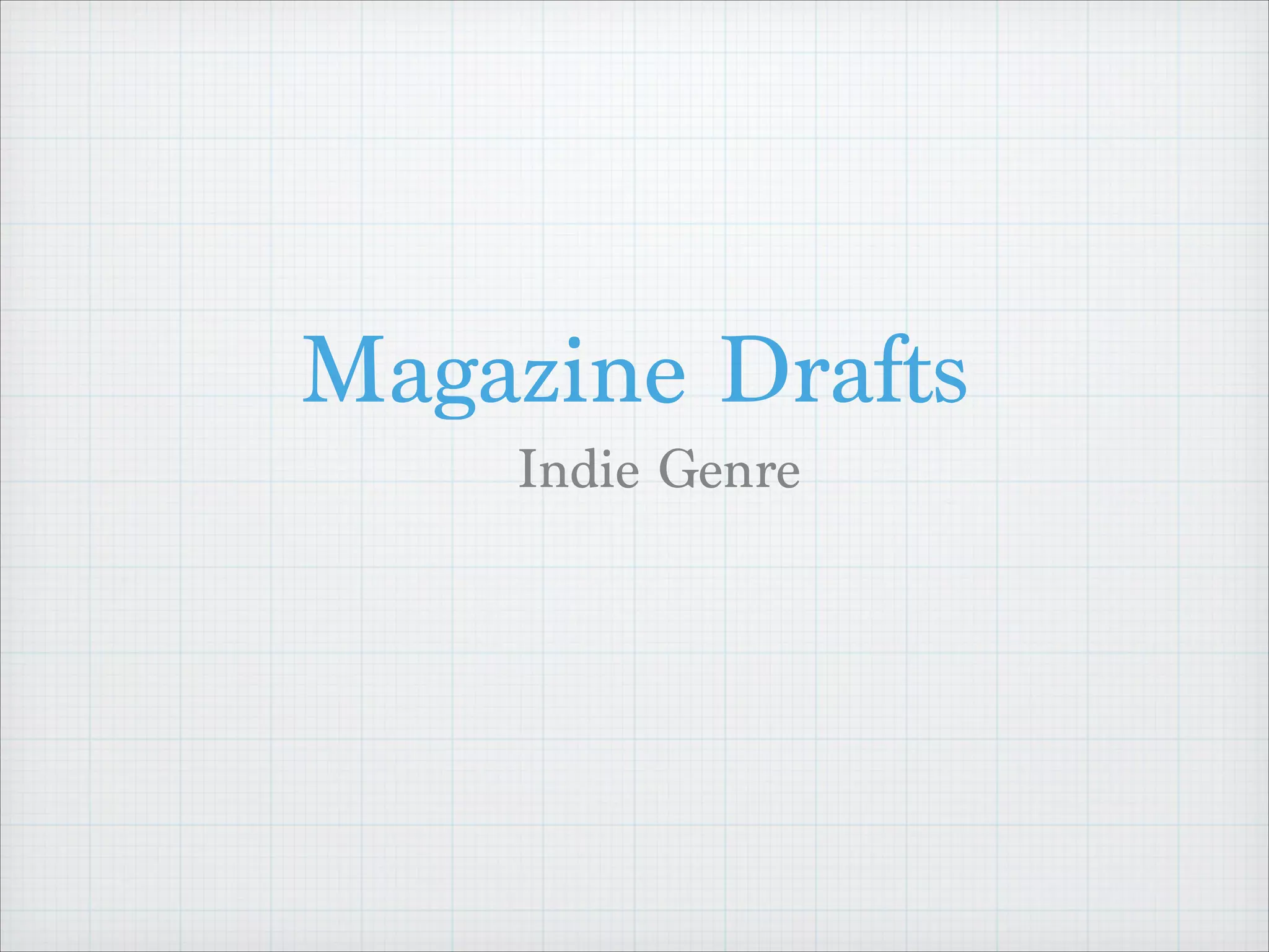 Magazine drafts pdf | PPT