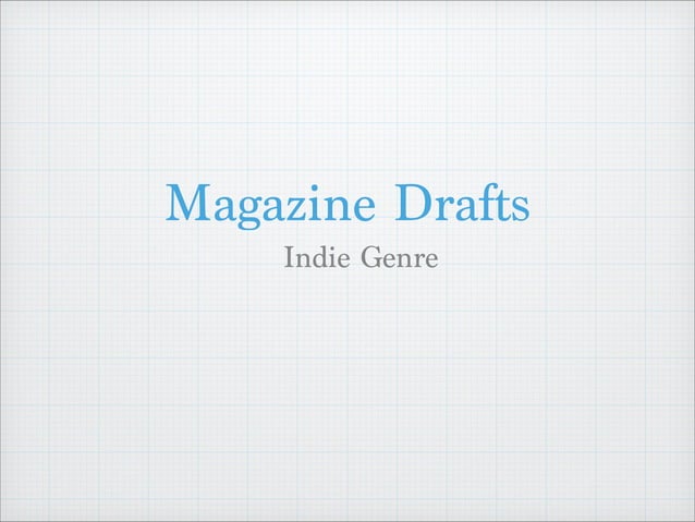 Magazine drafts pdf | PPT