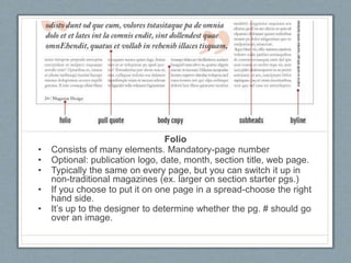 Magazine elements | PPTX