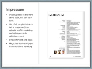 Magazine elements | PPTX