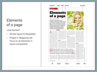 Magazine elements | PPTX