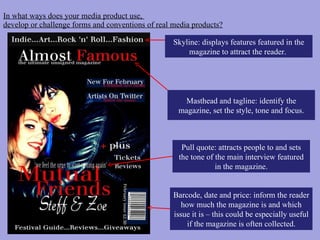 Magazine Evaluation | PPT | Music | Entertainment