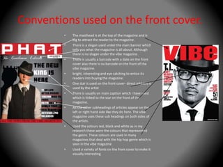 Magazine evaluation | PPTX | Hip Hop Music | Music