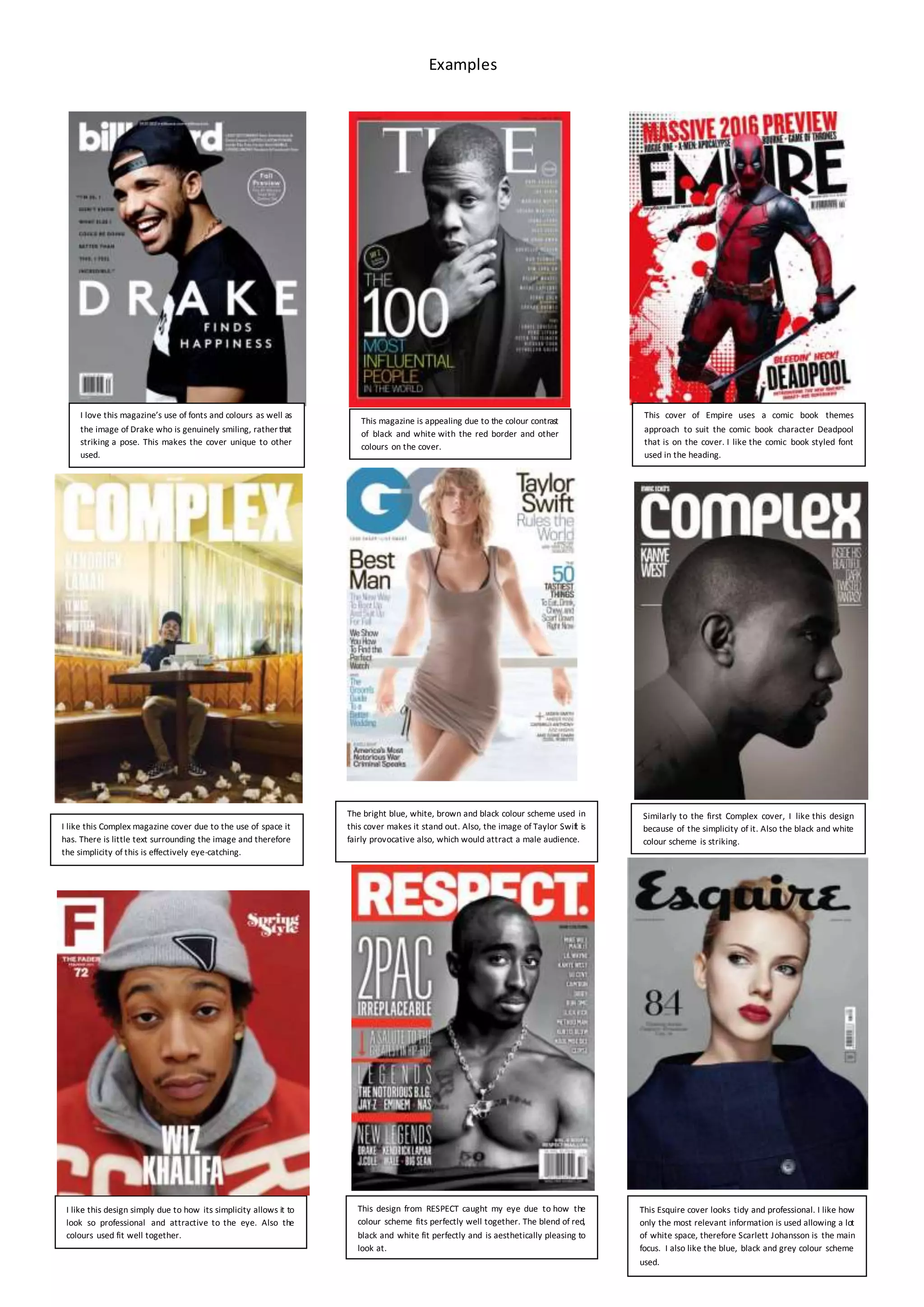 Magazine examples | DOCX
