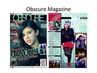 Magazine exemplars | PPTX