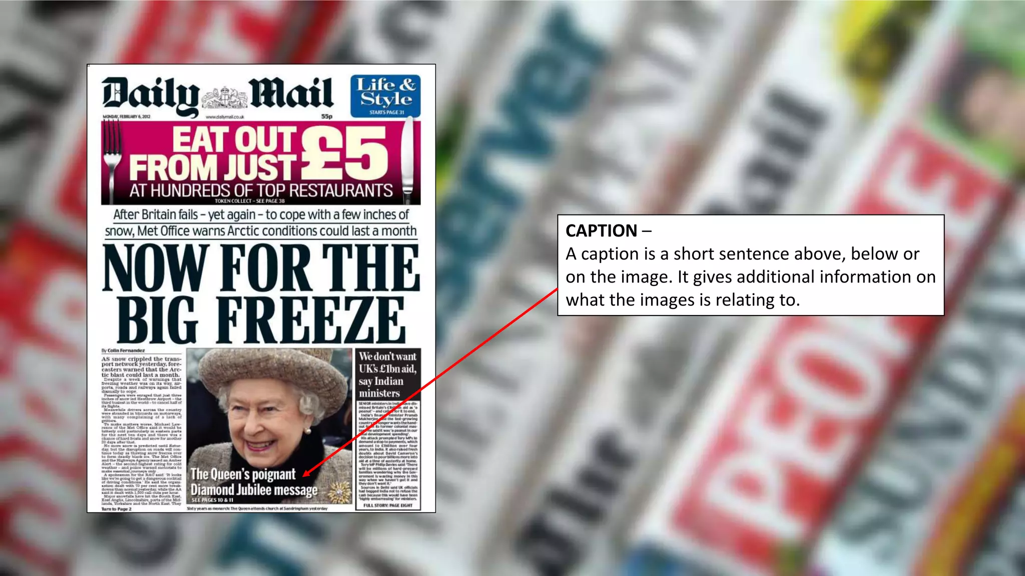 Newspaper Features | PPTX
