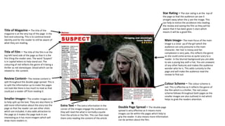 Magazine film Review Analysis | PPT