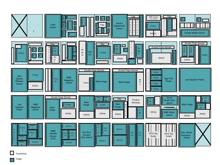 Magazine flat plan