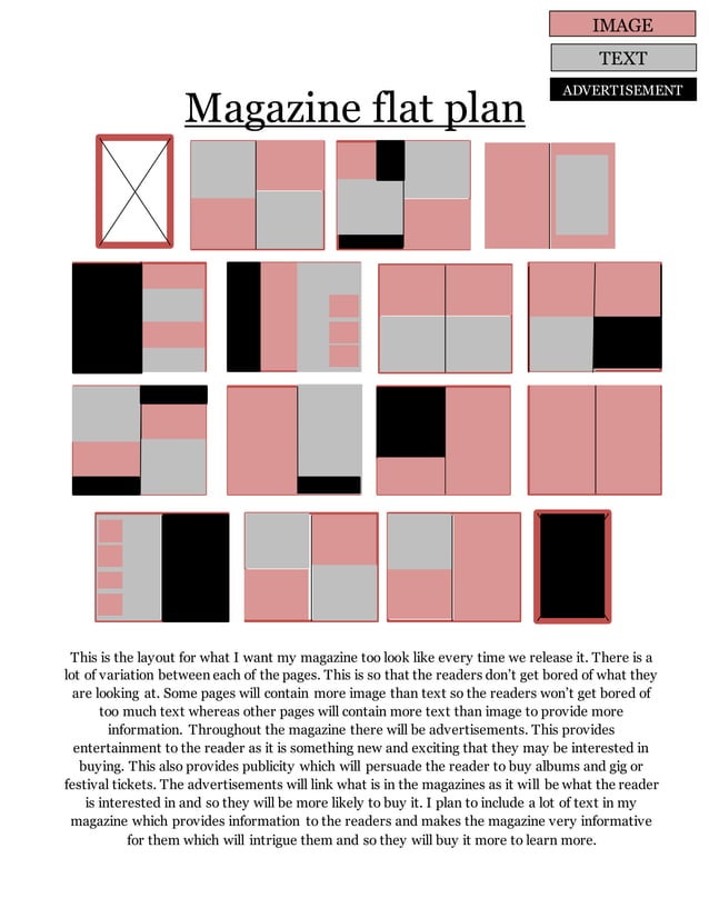 Magazine flat plan | DOCX | Advertising Industry | Industries