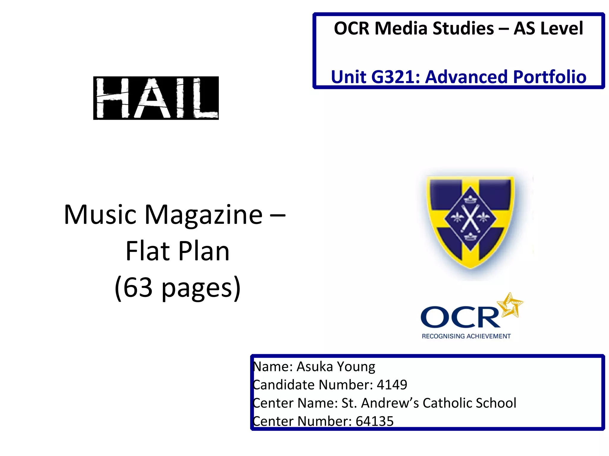 Magazine flat plan power point version | PPT