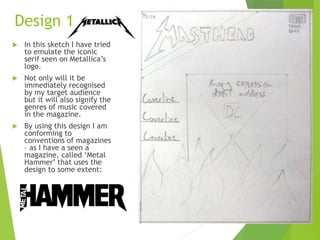 Magazine Flatplan Sketches | PPT