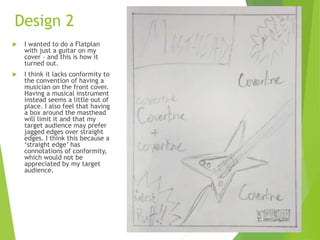 Magazine Flatplan Sketches | PPT