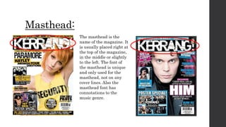 Magazine front cover | PPT