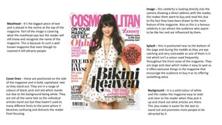 Magazine front cover and contents page analysis | PPT
