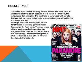 Magazine front cover research | PPTX