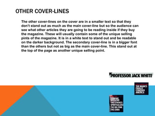 Magazine front cover research | PPTX