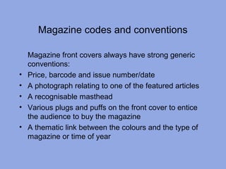 Magazine front covers | PPT