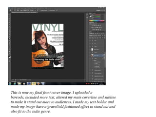 Magazine front cover screenshot powerpoint | PPTX