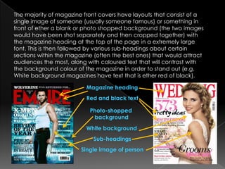 Magazine front covers presentation | PPTX