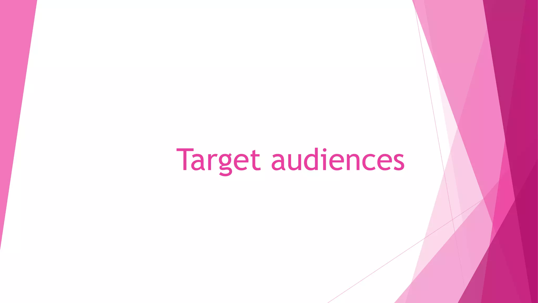 Magazine target audiences | PPTX | Video Game Genres | Video Gaming