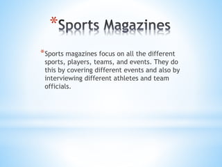 Magazine Genre Research | PPTX