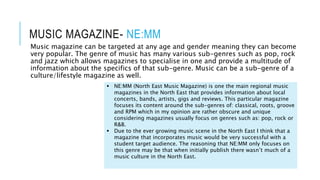 Magazine genres and sub genres | PPTX
