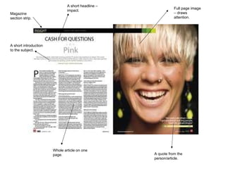 Magazine Headline and Newspaper Analysis K.Brett | PPT
