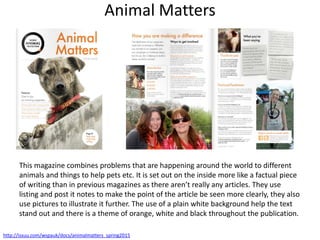 Magazine idea generation | PPTX