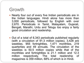Magazine & indian news organisations hm | PPTX | Media Industry ...