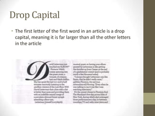 Magazine key terms | PPTX