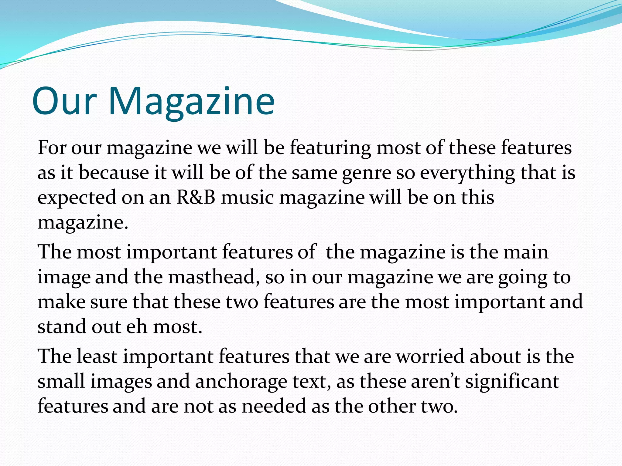 Magazine Labelling | PPTX