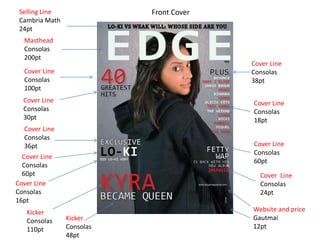 Magazine labelling | PPTX