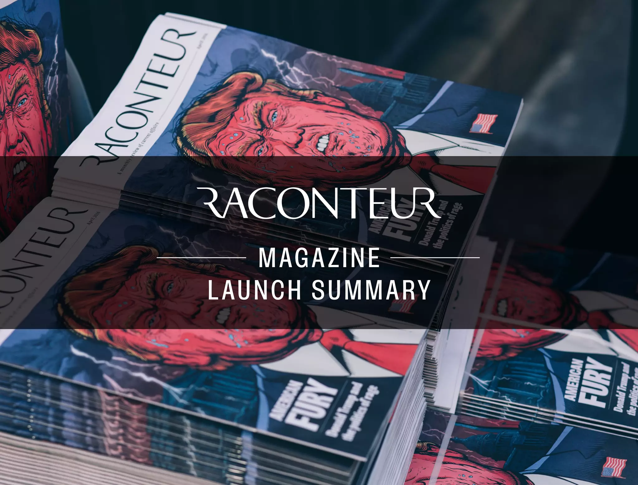Raconteur Magazine Launch | PDF