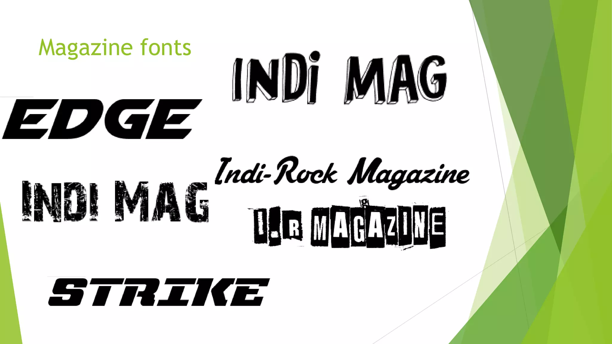 Magazine Masthead | PPTX