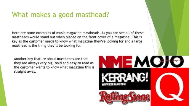 Magazine Masthead | PPTX