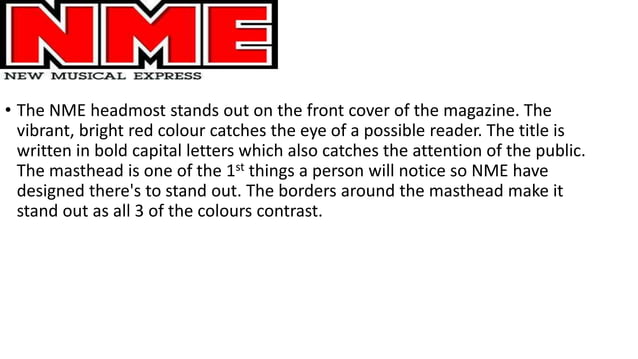 Magazine masthead analysis | PPT