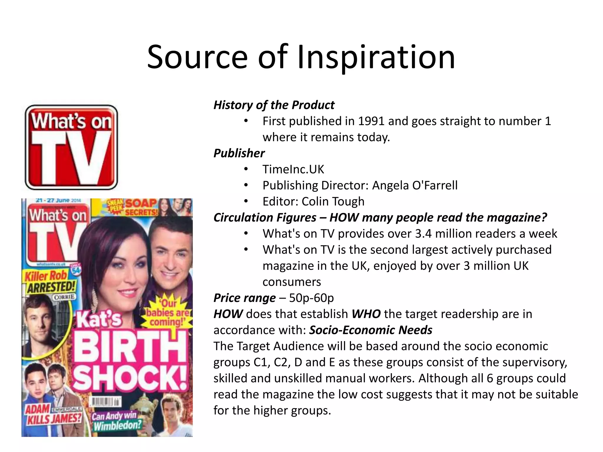Magazine mind map | PPT