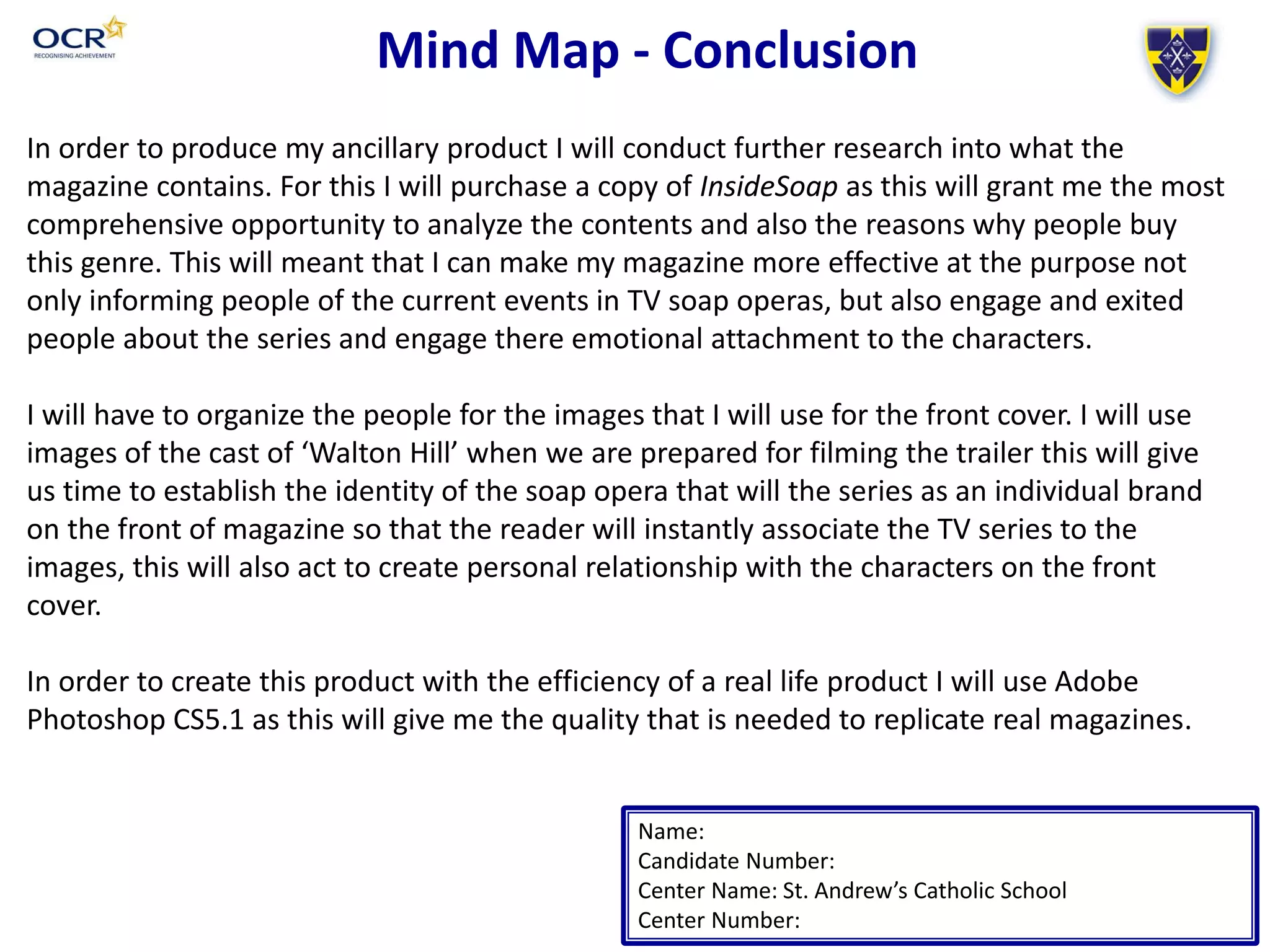 Magazine mind map | PPTX