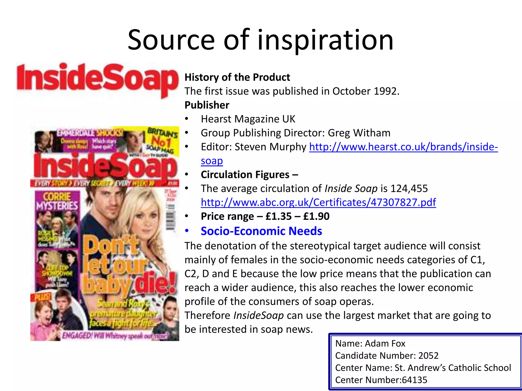 Magazine mind map | PPTX