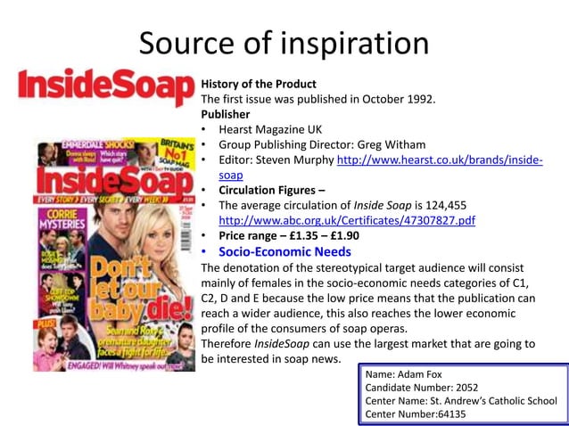 Magazine mind map | PPTX