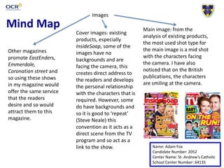Magazine mind map | PPTX