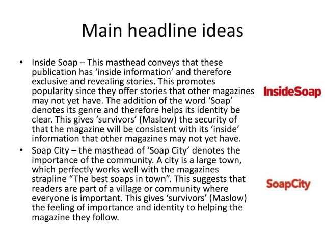 Magazine Mind Map | PPT