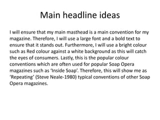 Magazine mind map | PPT