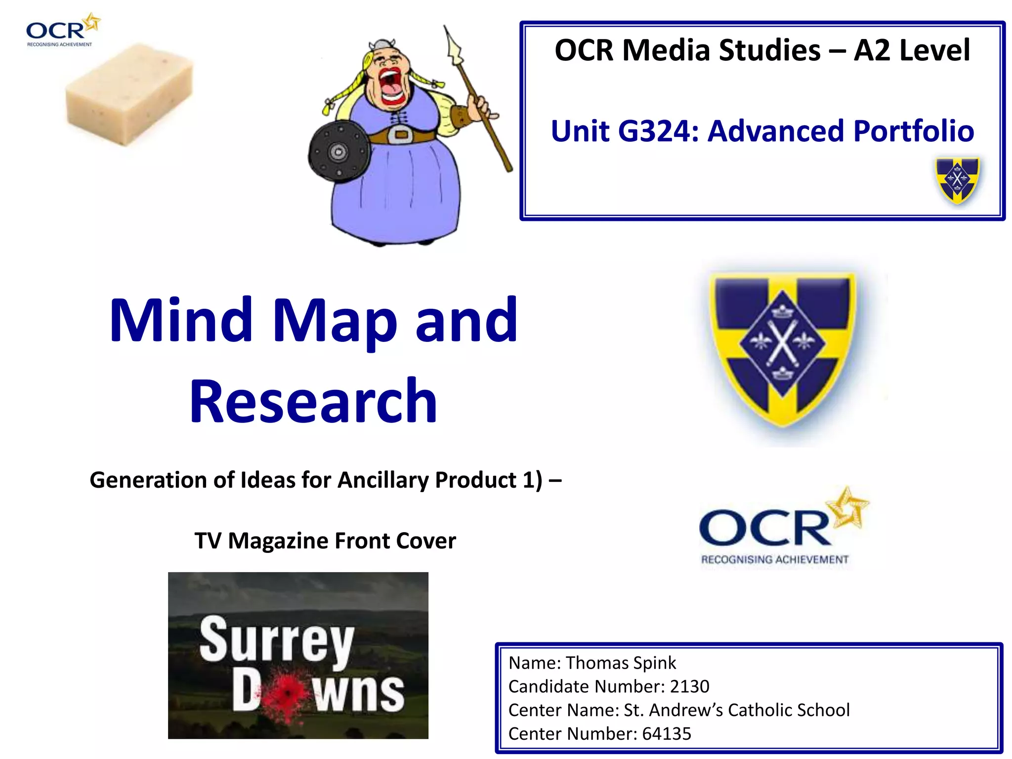 Magazine mind map | PPTX